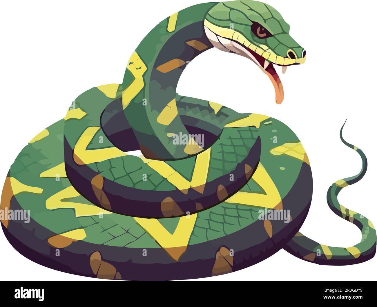 Crawling snake, dangerous Stock Vector Image & Art - Alamy
