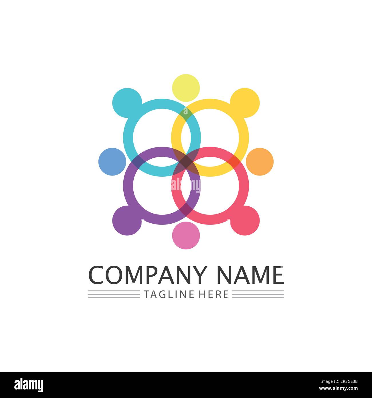 people Community,care group network and social icon design template ...