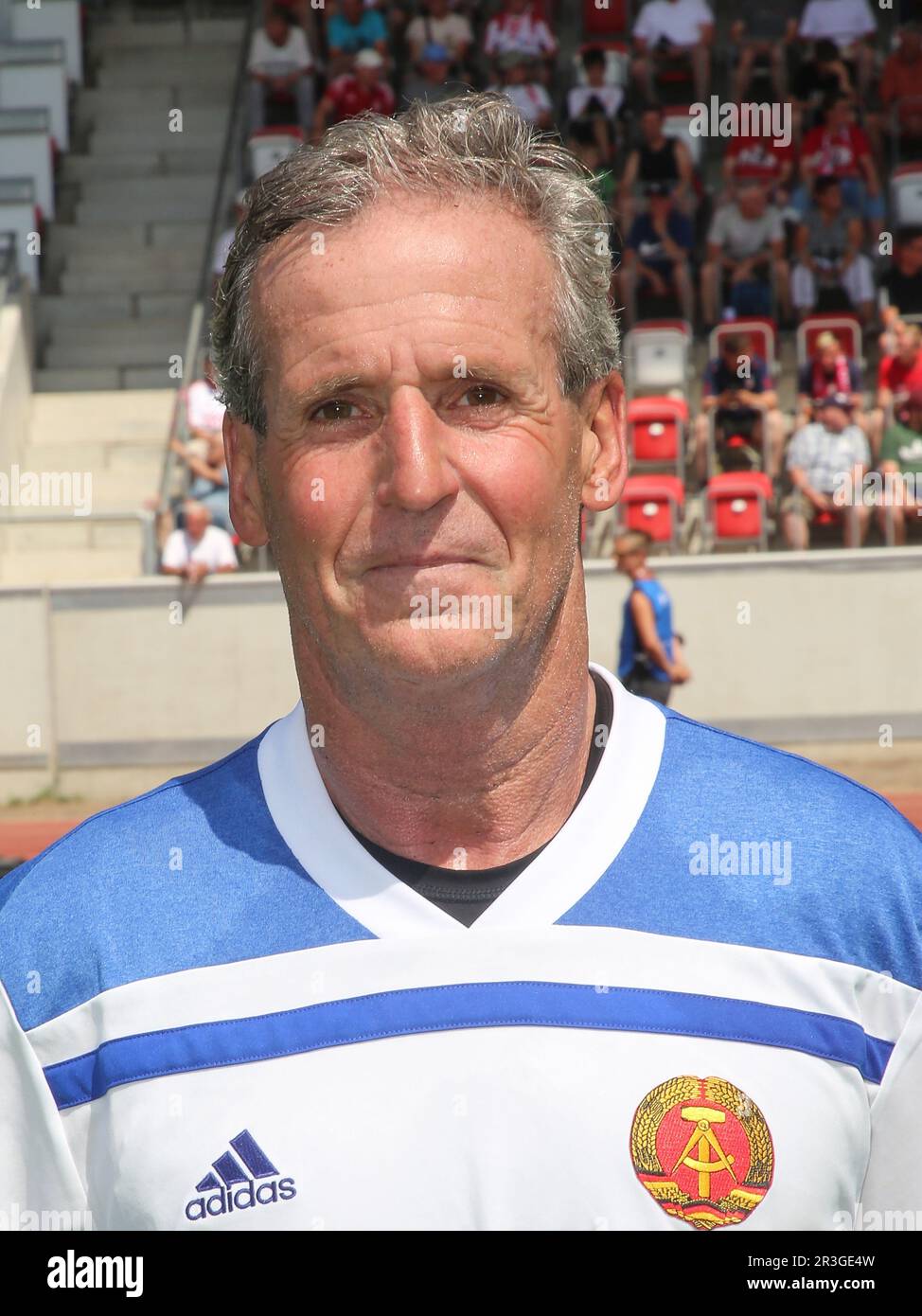 JÃ¼rgen Raab FC Carl-Zeiss Jena in football celebrity game on 03.07. ...