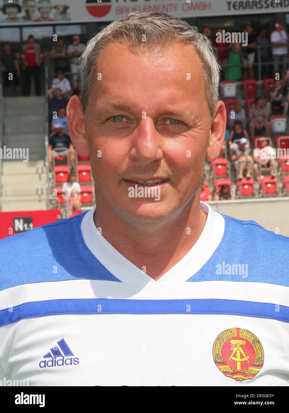 Jens Dowe at the celebrity match former national team of the GDR ...
