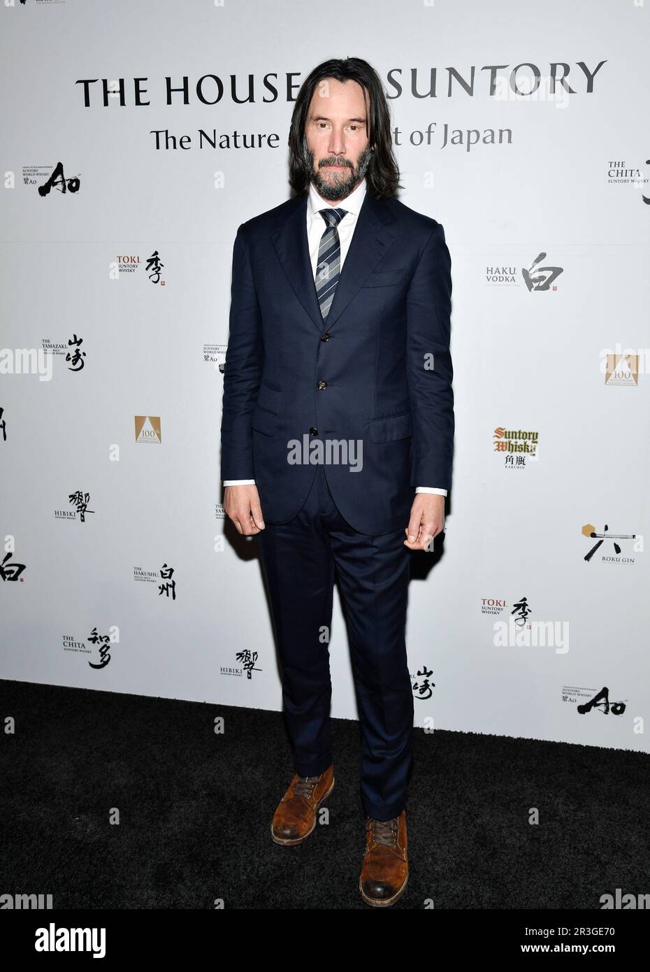 Keanu Reeves attends the 100th anniversary of House of Suntory and "The ...