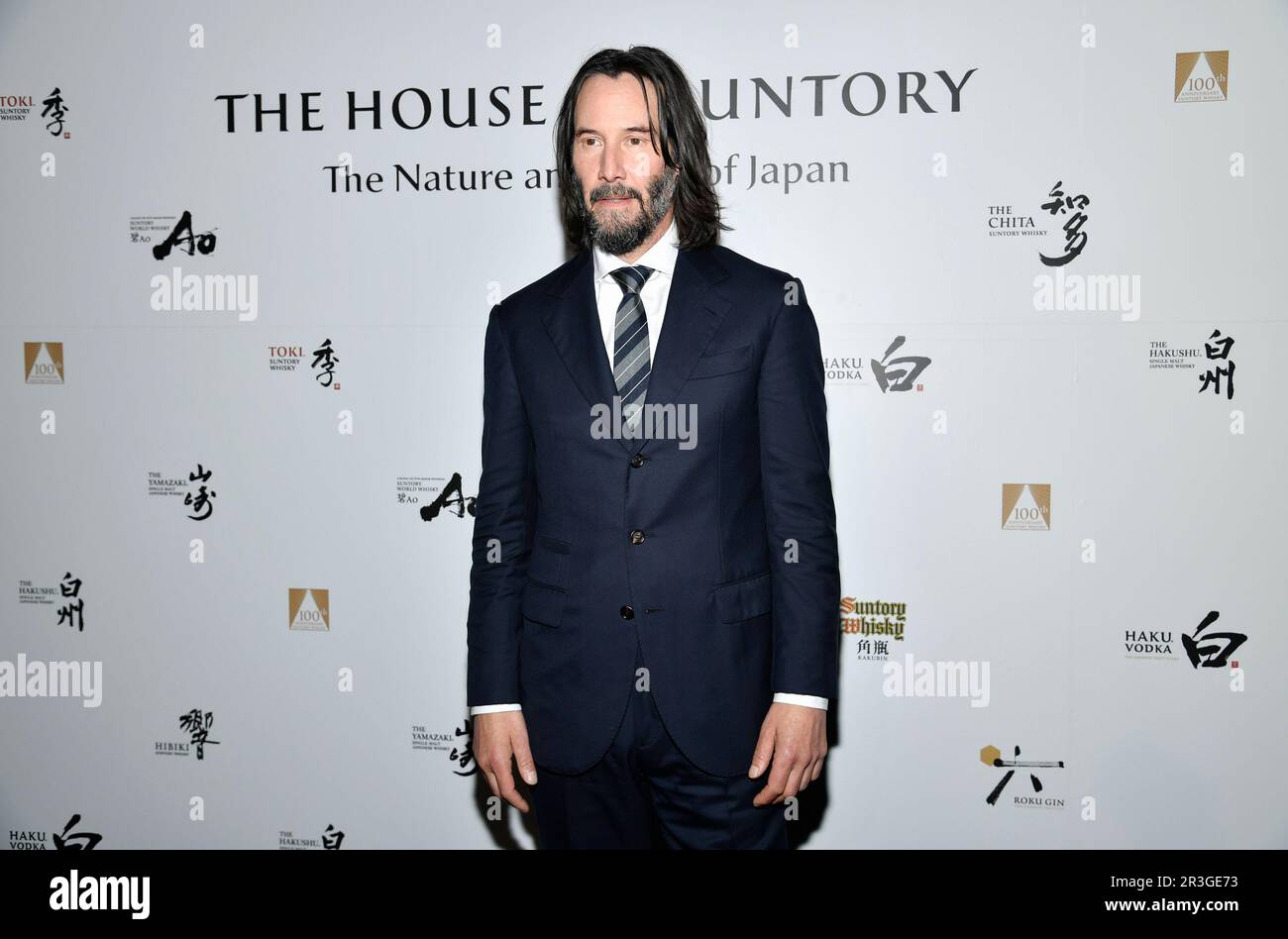 Keanu Reeves attends the 100th anniversary of House of Suntory and "The ...