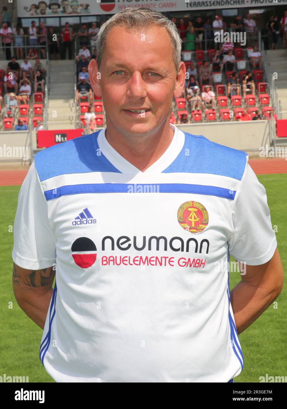 Jens Dowe at the celebrity match former national team of the GDR ...