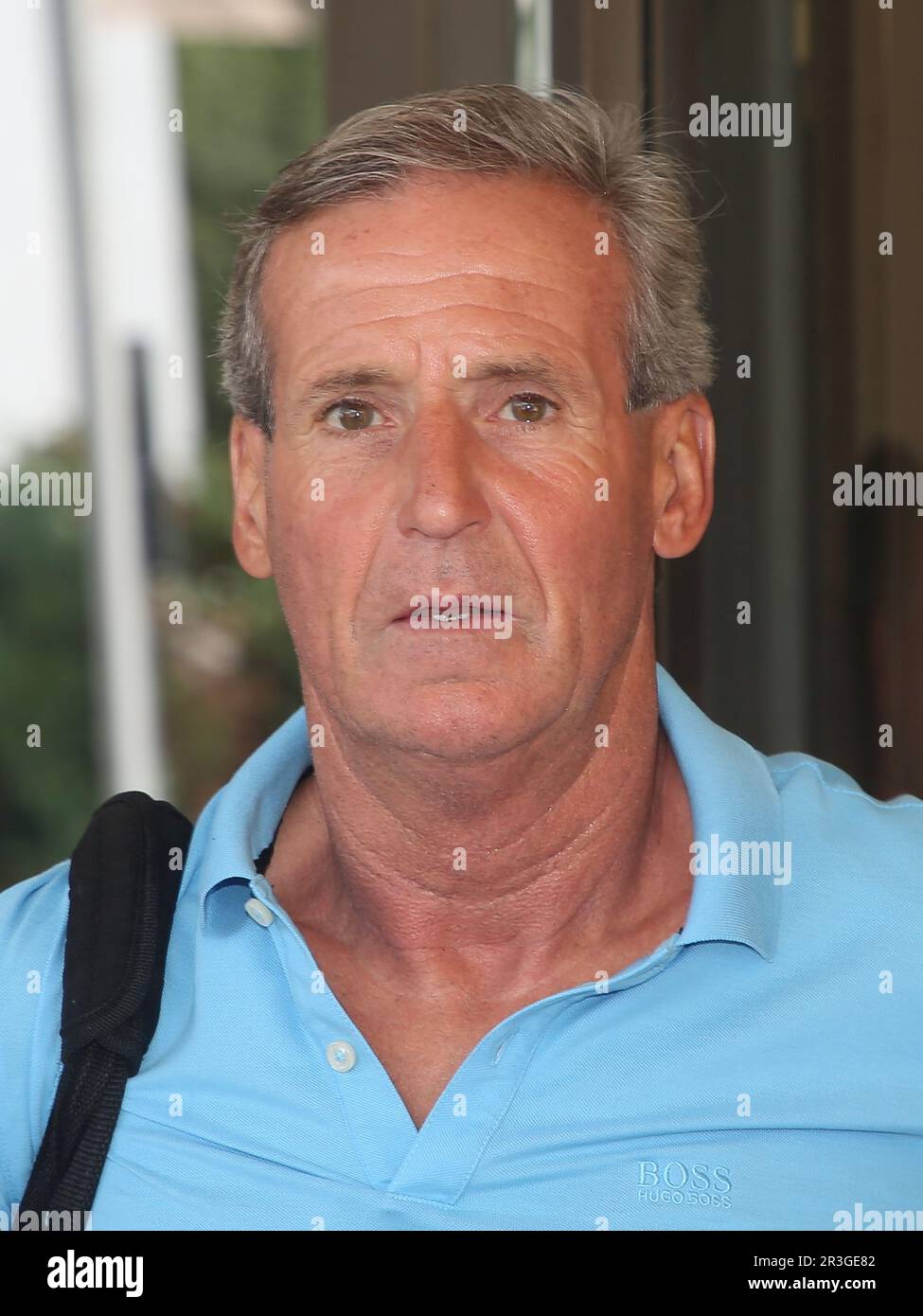 JÃ¼rgen Raab FC Carl-Zeiss Jena in football celebrity game on 03.07. ...