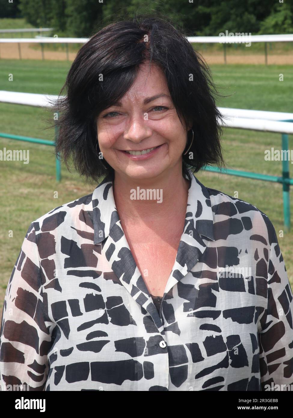 Regina-Dolores Stieler-Hinz Mayor City of Magdeburg on Galopprennbahn ...