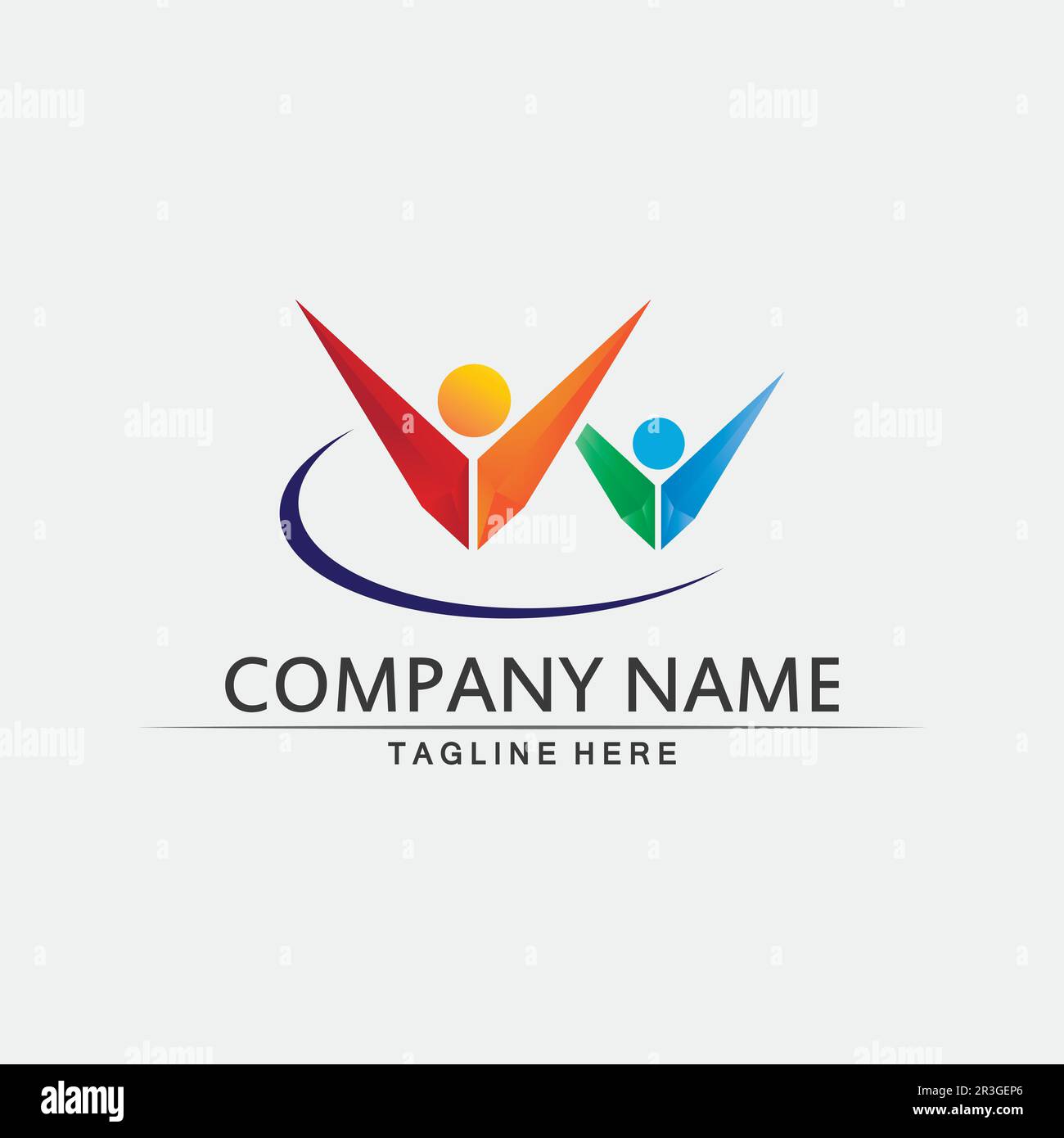 Community logo people work team and business vector logo and design ...