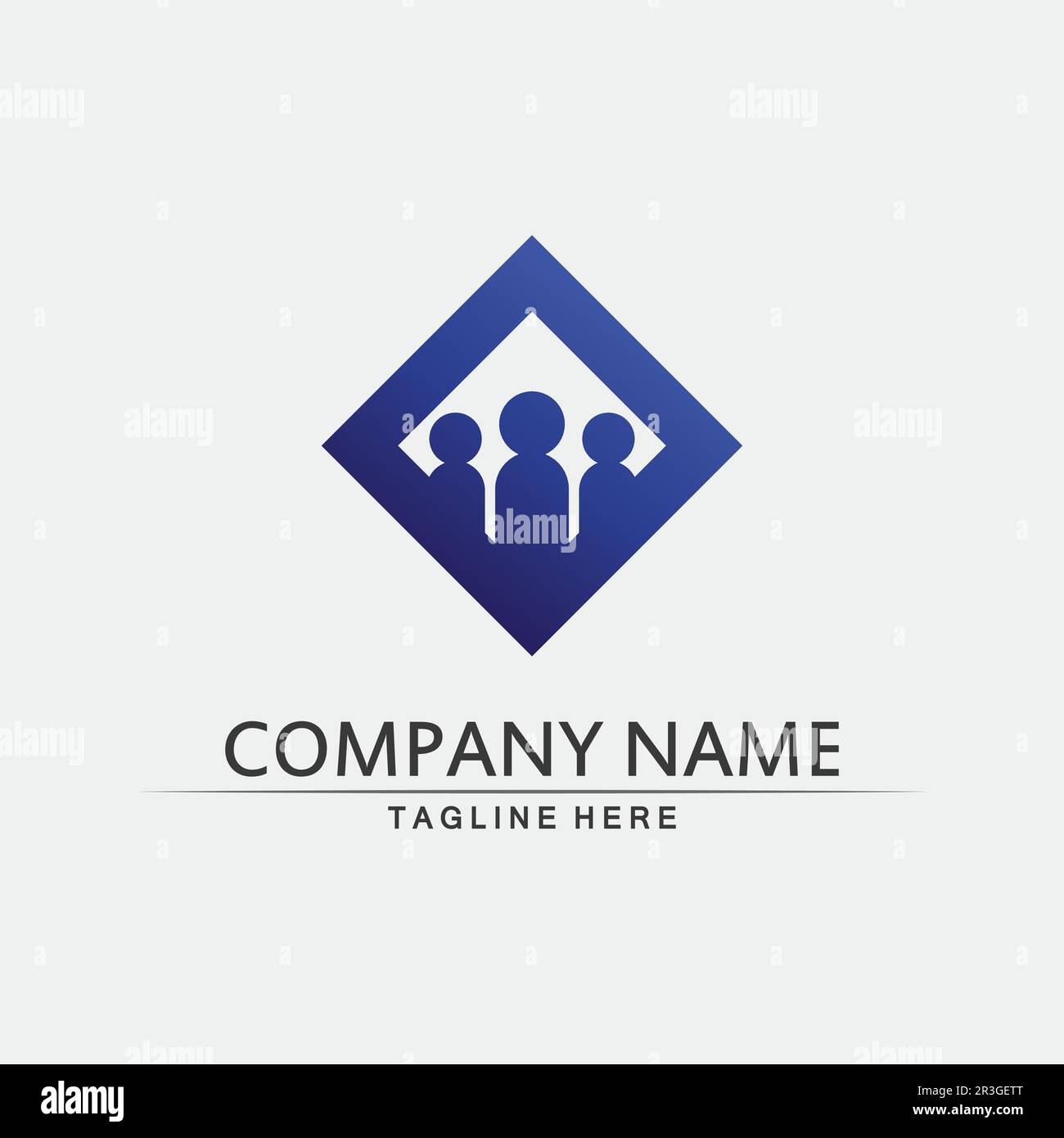 Community logo people work team and business vector logo and design ...