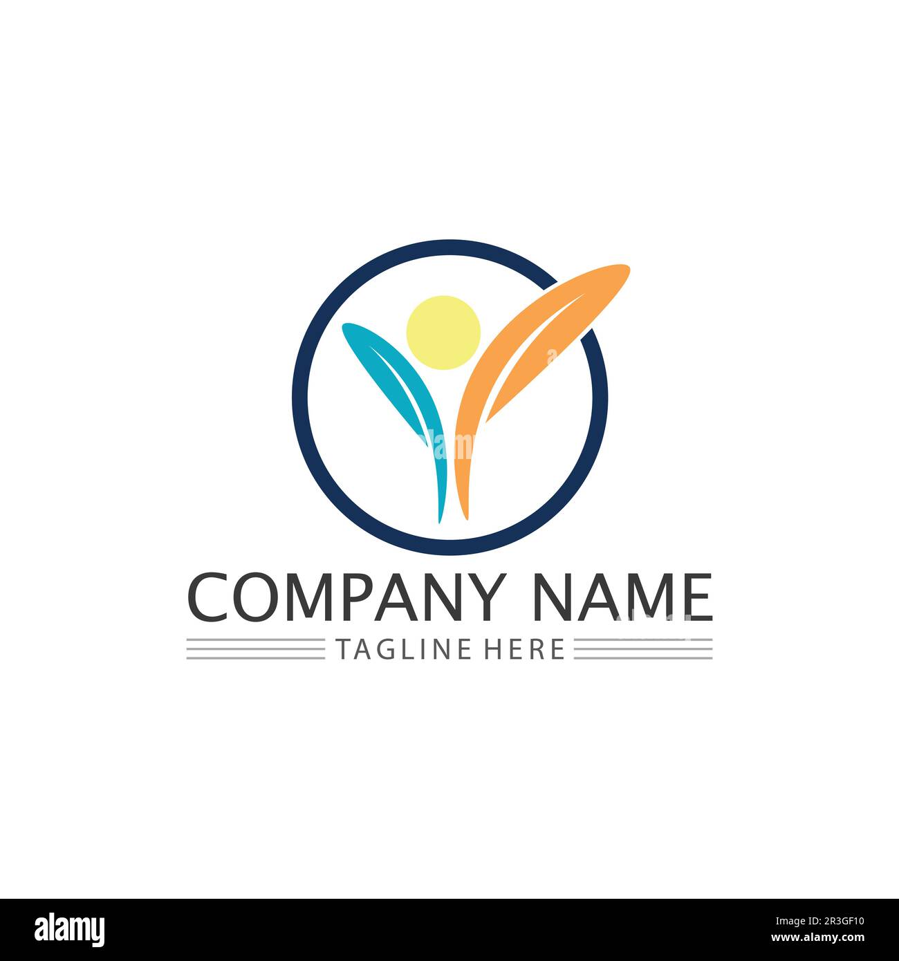 Human and people logo design Community care icon and vector group Stock ...