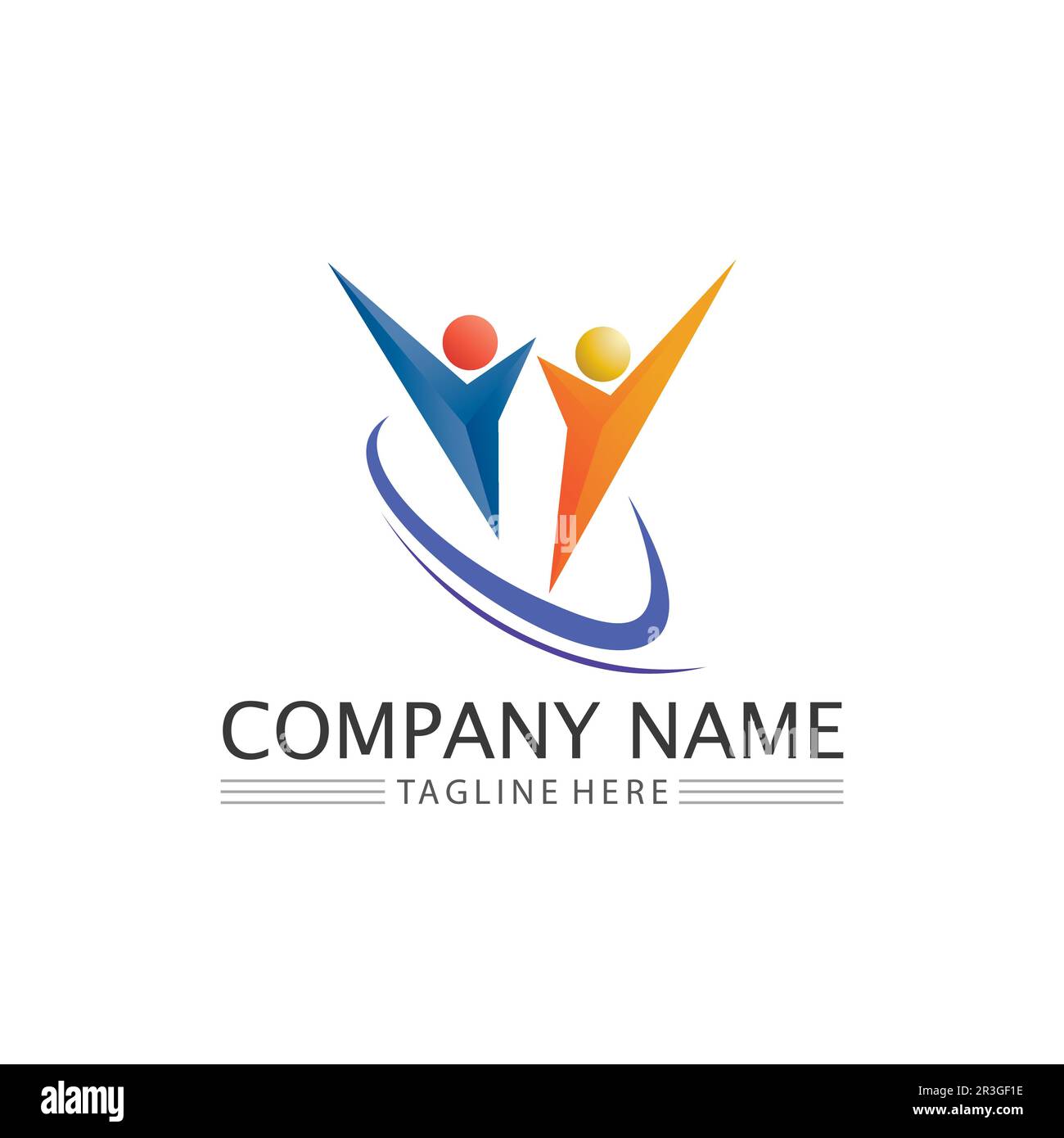 Human and people logo design Community care icon and vector group Stock ...