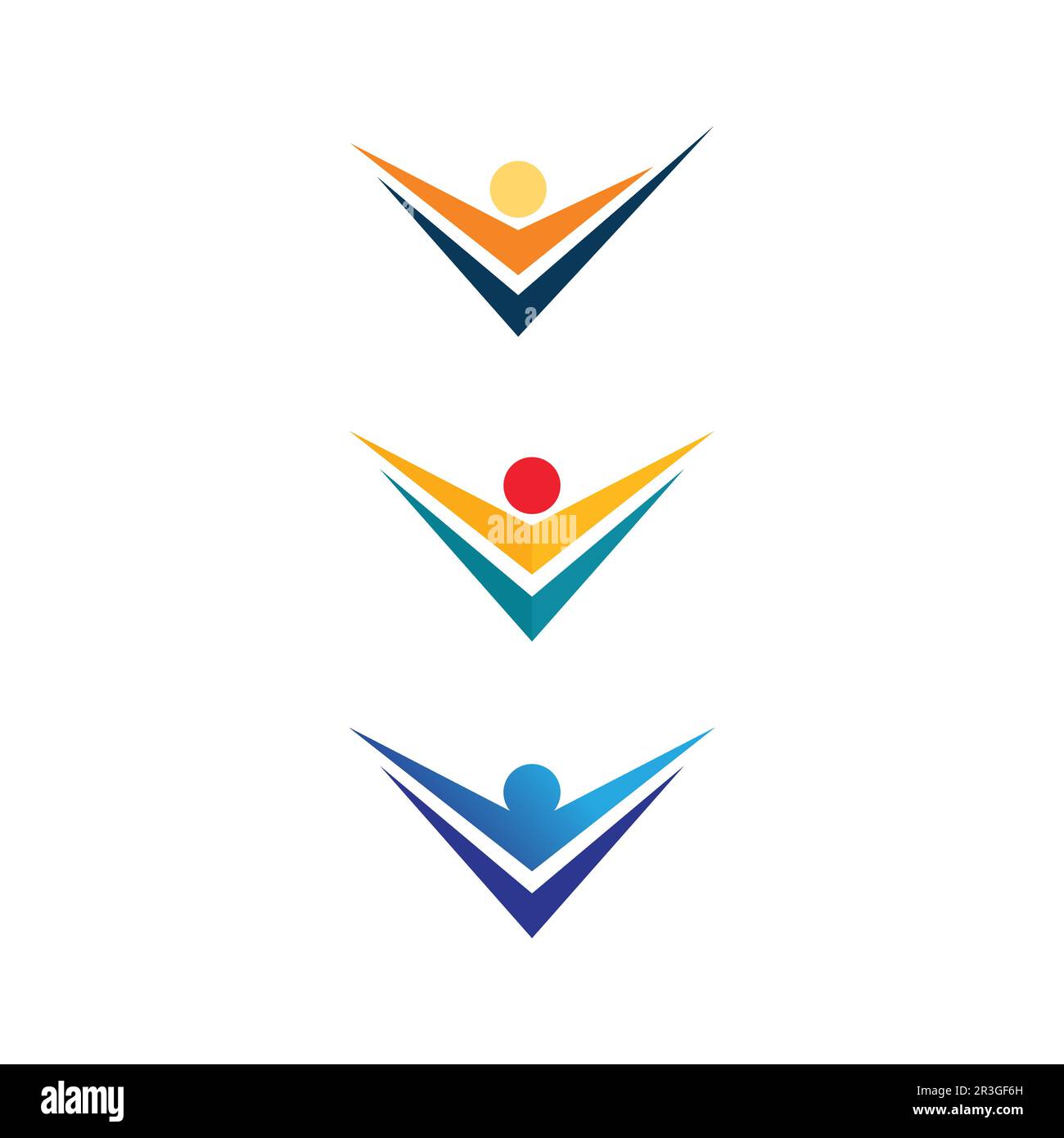 Human and people logo design Community care icon and vector group Stock ...