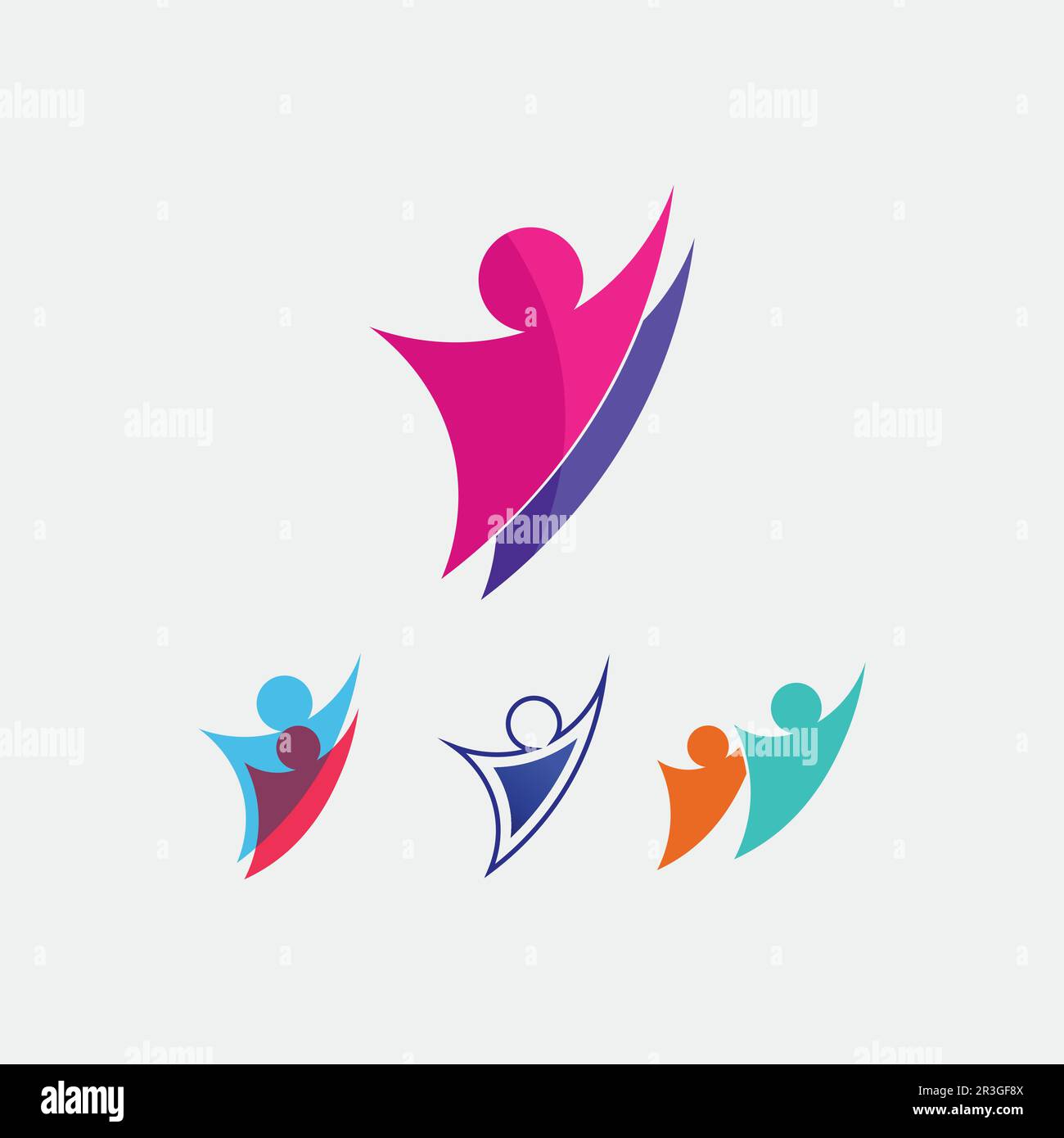 Community team group health team friends love family logo Stock Vector ...