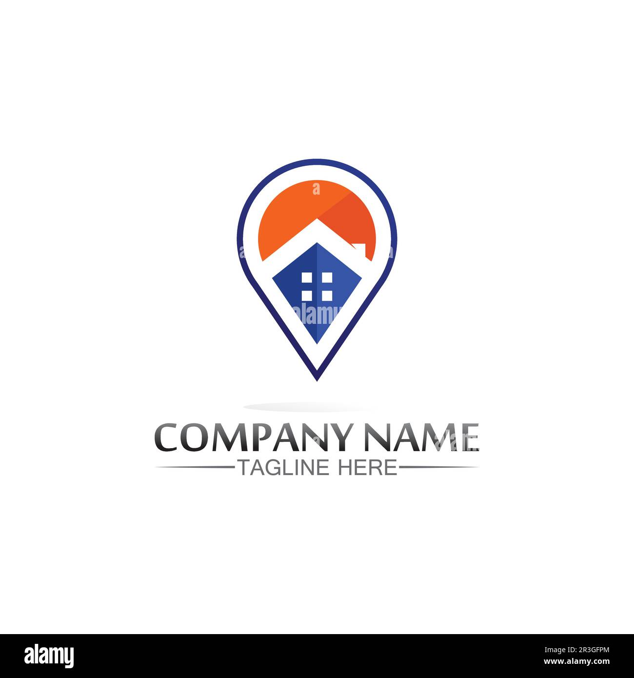 Building home logo, house logo, architecture, icon, residence and city ...