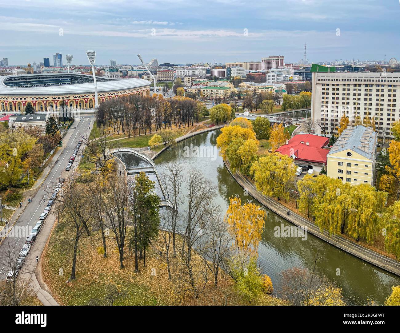 Panoramic aerial view belarus hi-res stock photography and images - Alamy