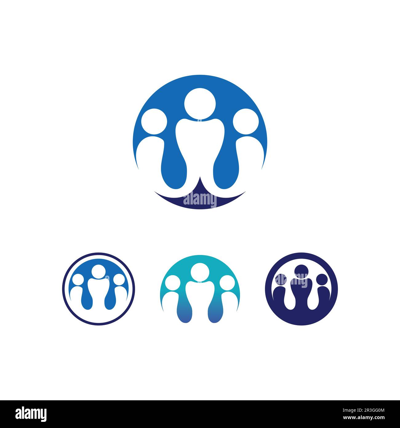 Community team group health team friends love family logo Stock Vector ...