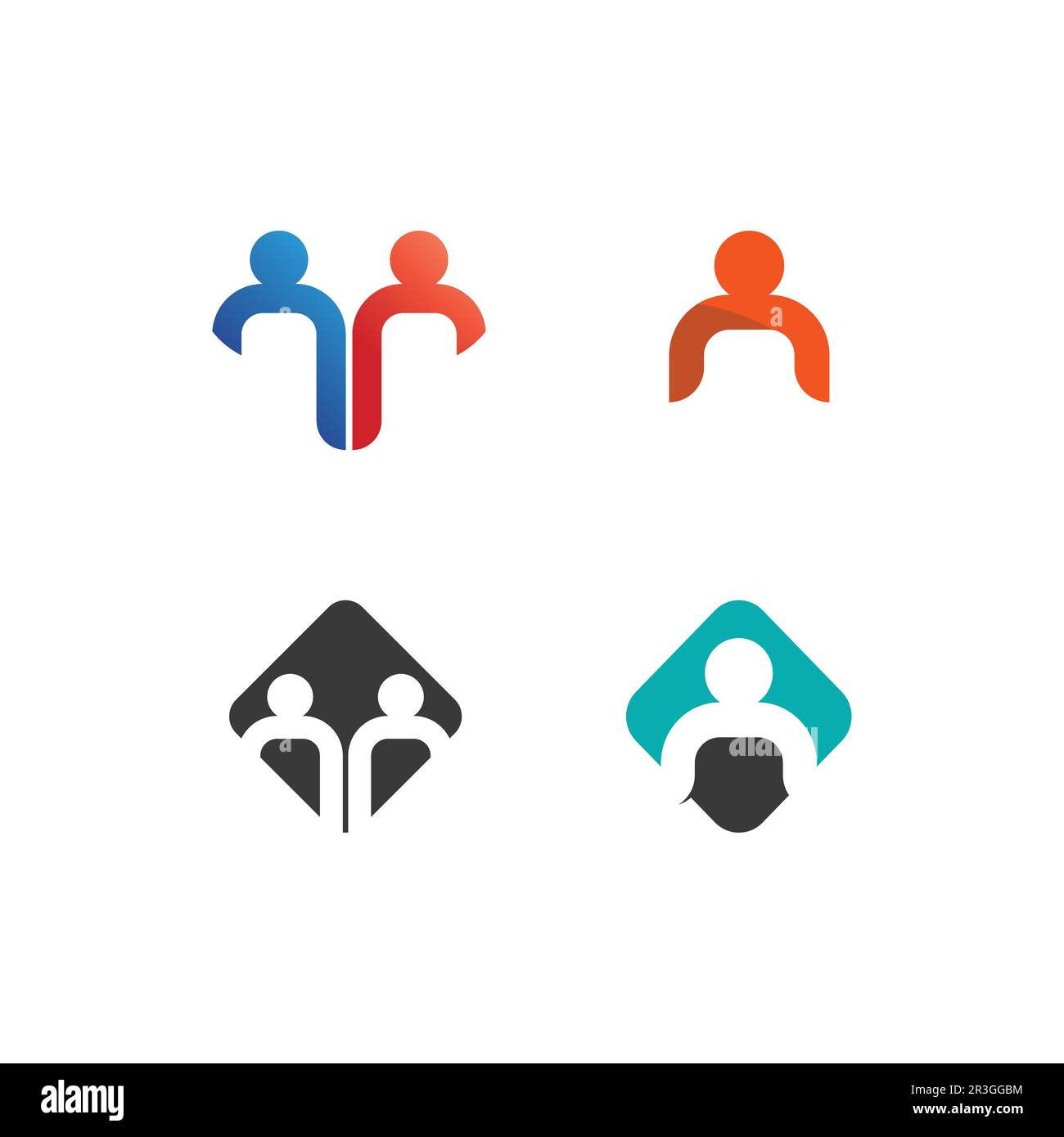 Community team group health team friends love family logo Stock Vector ...