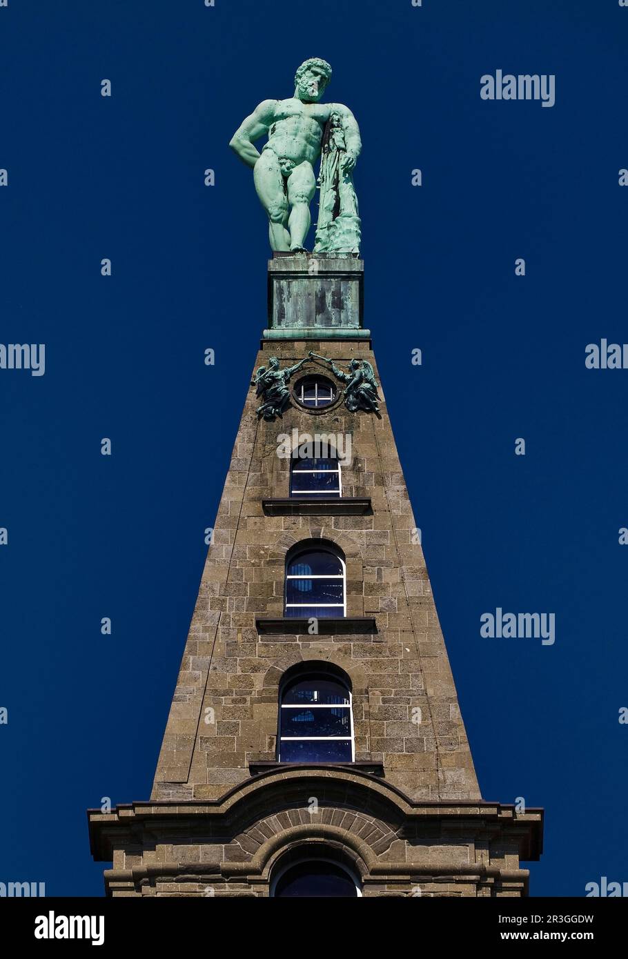 Bergpark Wilhelmshoehe with the Hercules Statue, UNESCO World Heritage ...