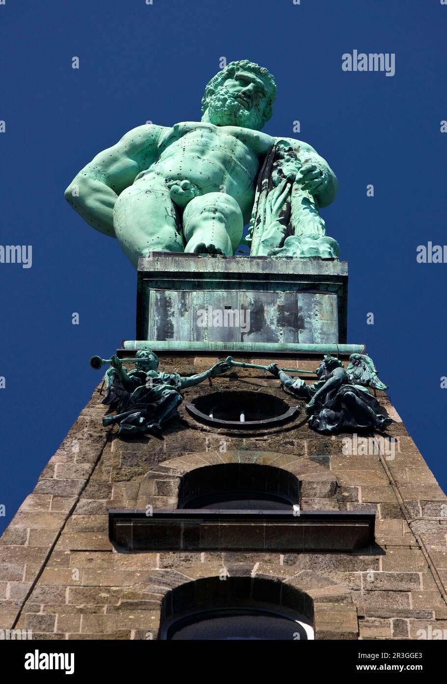 Bergpark Wilhelmshoehe with the Hercules Statue, UNESCO World Heritage ...