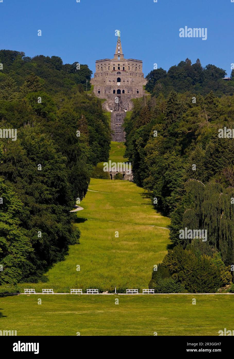 Bergpark Wilhelmshoehe with the Hercules Building, UNESCO World ...