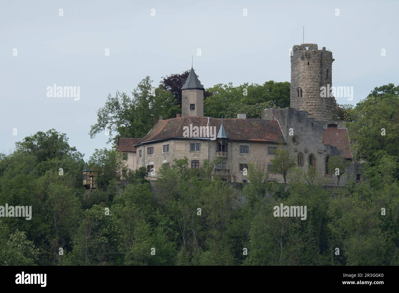 Old castle in krautheim Stock Photo - Alamy