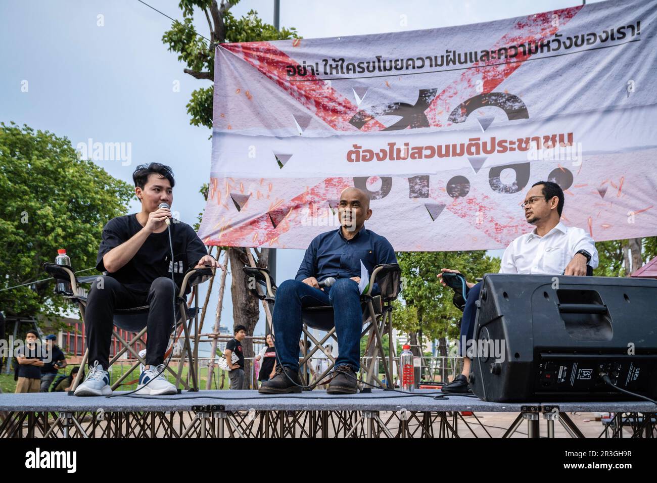 Bangkok, Thailand. 23rd May, 2023. The members of the United Front of ...