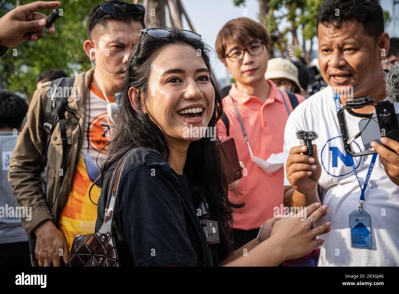 Bangkok, Thailand. 23rd May, 2023. Mind Passaravalee, An organizer of ...