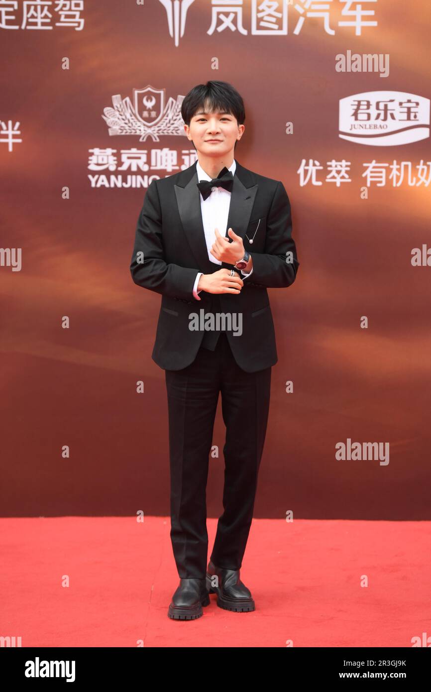 Beijing, China, 23 May, 2023. Chinese singer Zhou Shen poses for a photo at the 18th and the ...