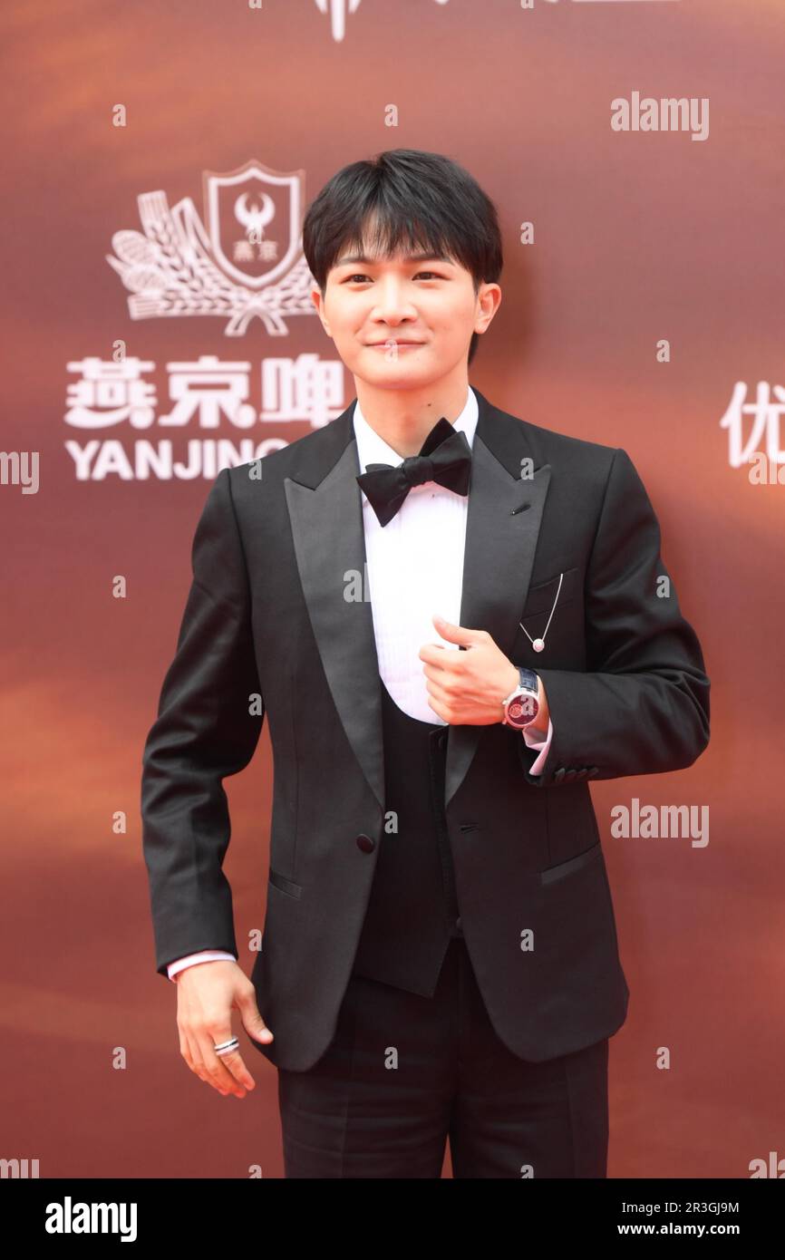 Beijing, China, 23 May, 2023. Chinese singer Zhou Shen poses for a ...