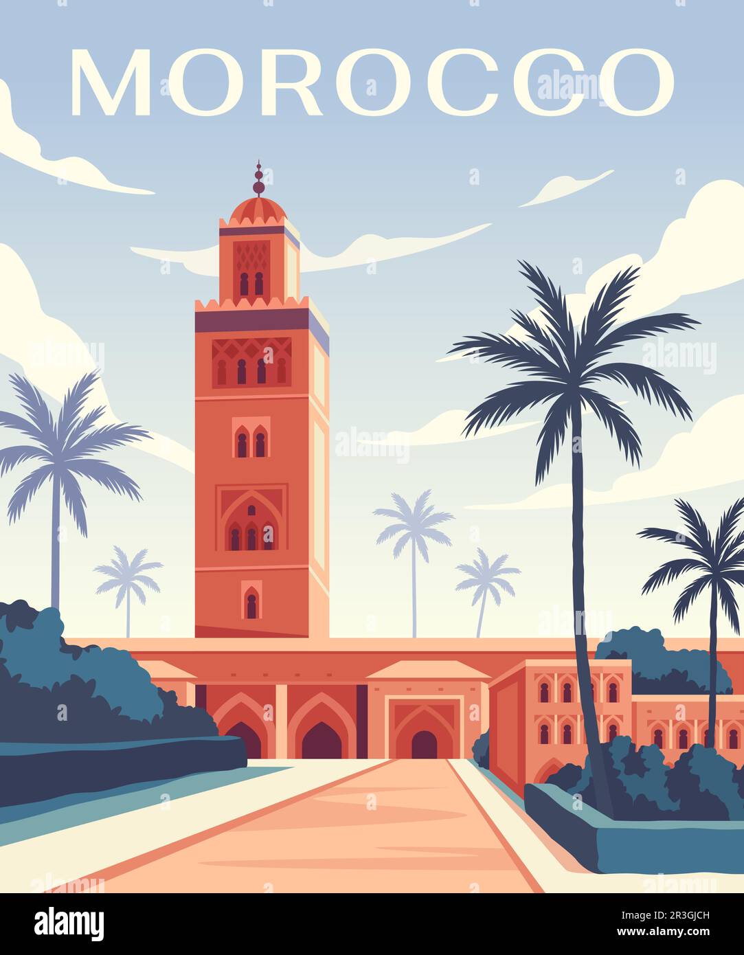Morocco city poster Stock Vector Image & Art - Alamy