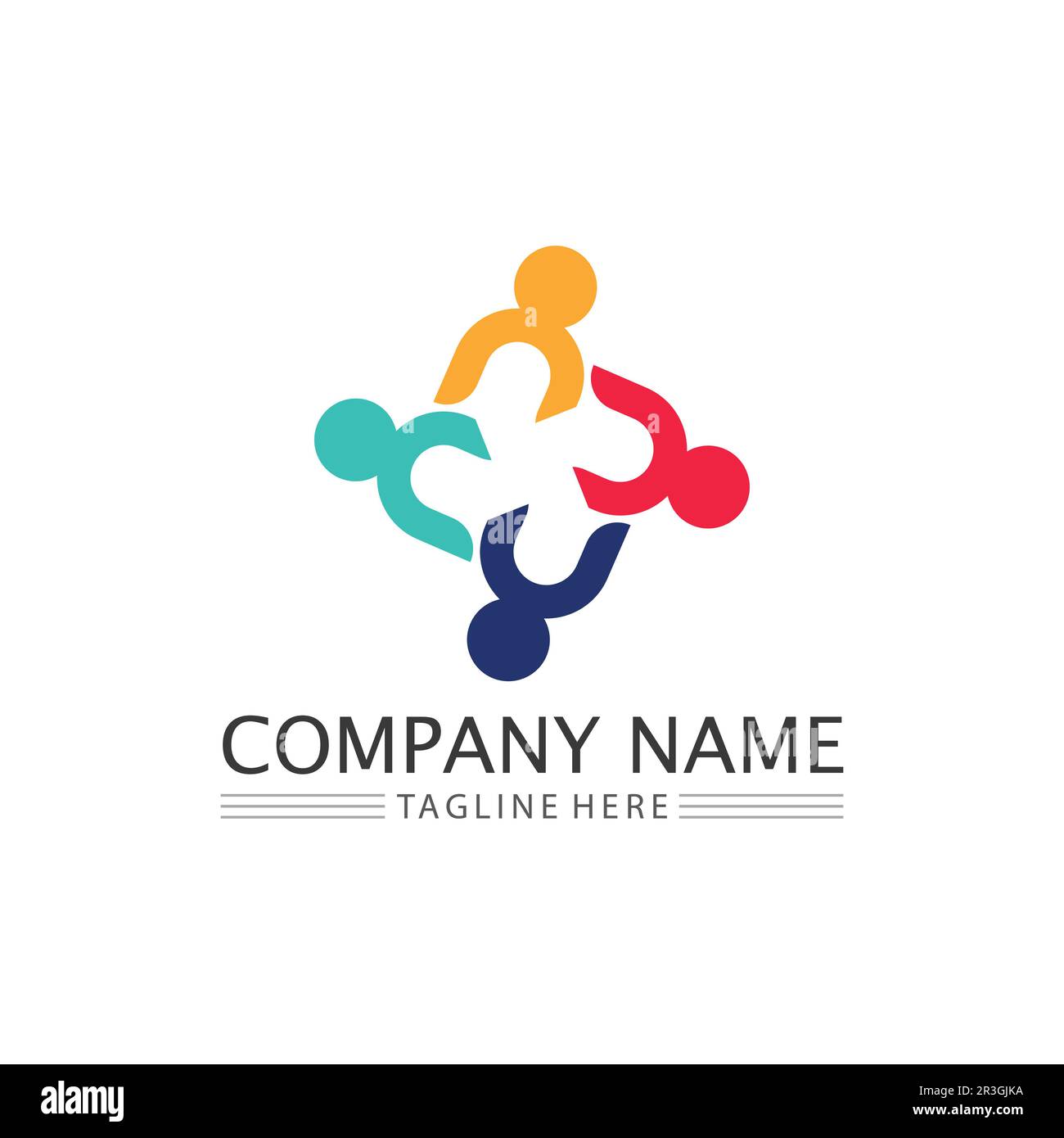 People logo and community Icon work group Vector illustration design ...