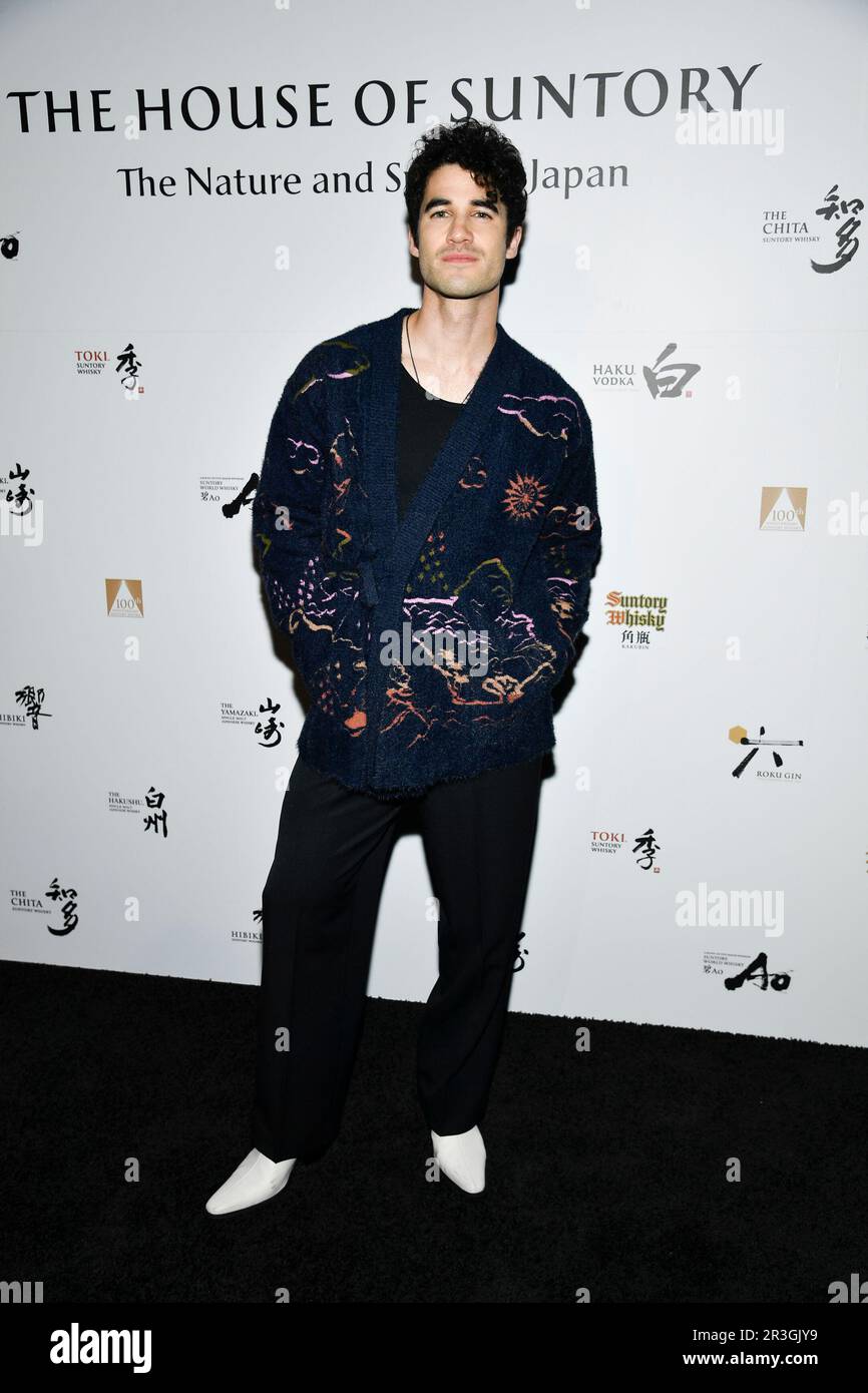 Darren Criss attends the 100th anniversary of House of Suntory and "The ...