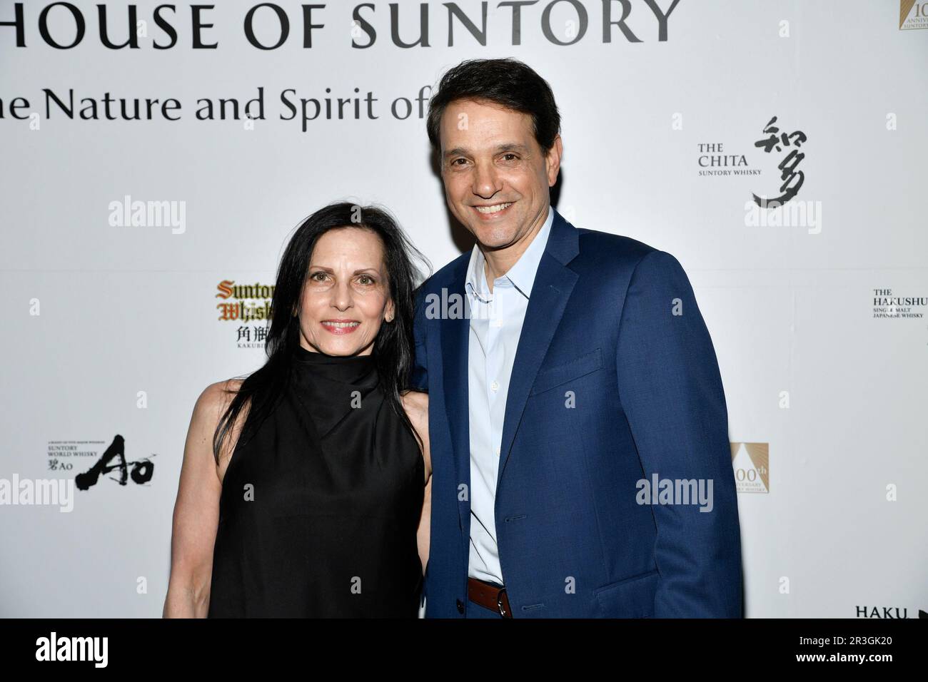 Ralph Macchio, right, and wife Phyllis Macchio attend the 100th ...