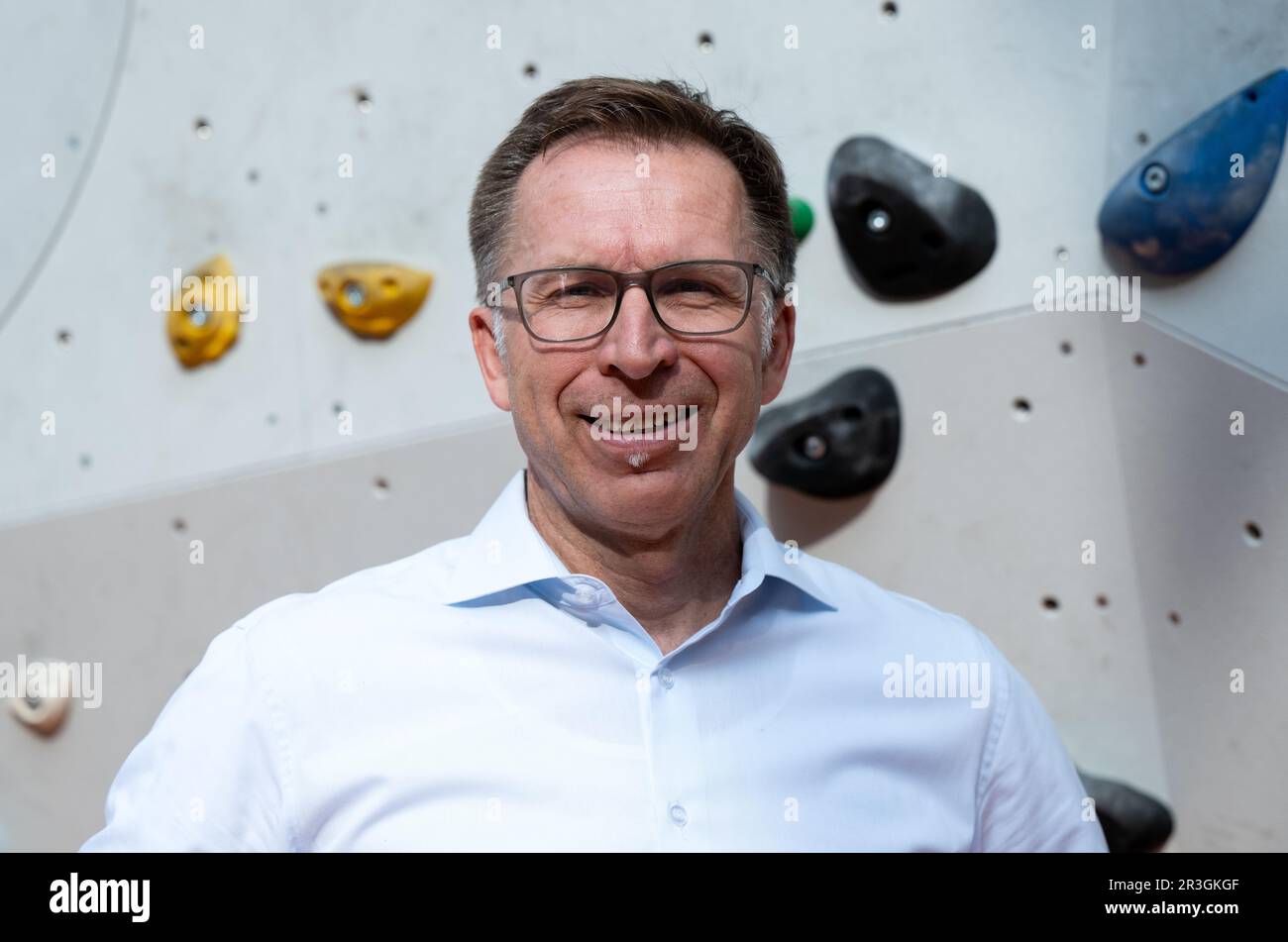 Munich, Germany. 23rd May, 2023. Wolfgang Wabel, member of the DAV ...