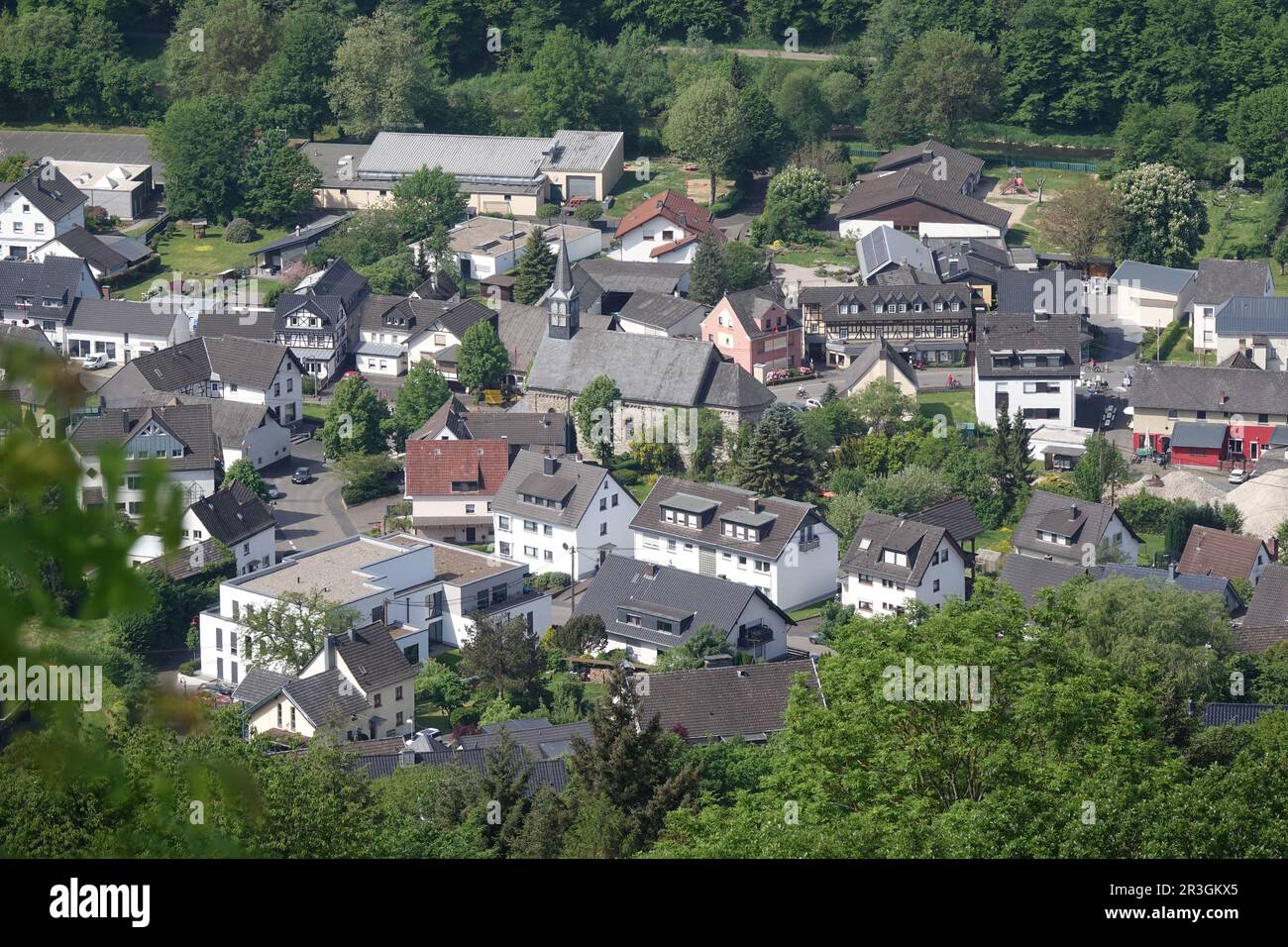 Rossbach in the Wiedtal Stock Photo - Alamy