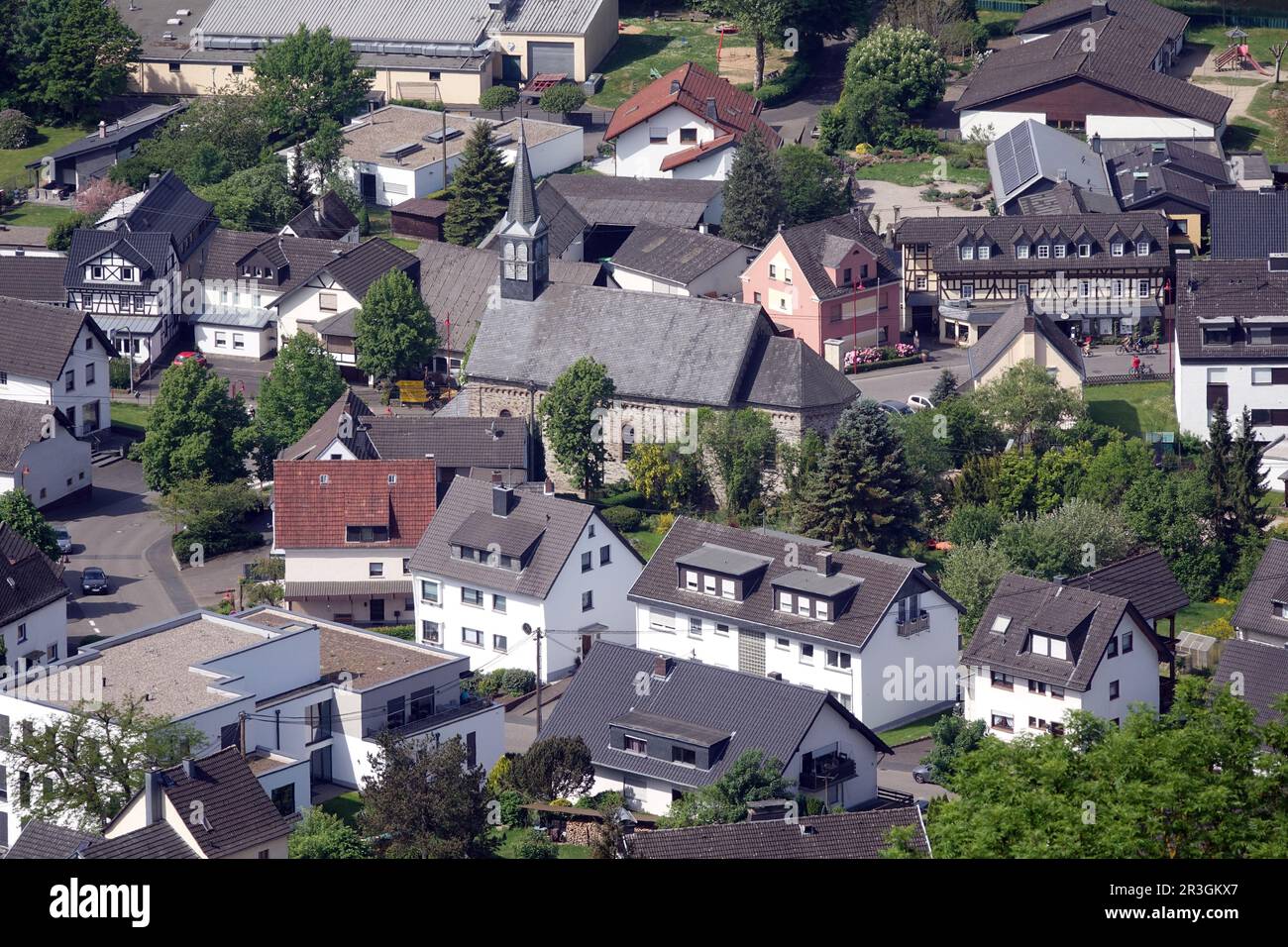 Rossbach in the Wiedtal Stock Photo - Alamy