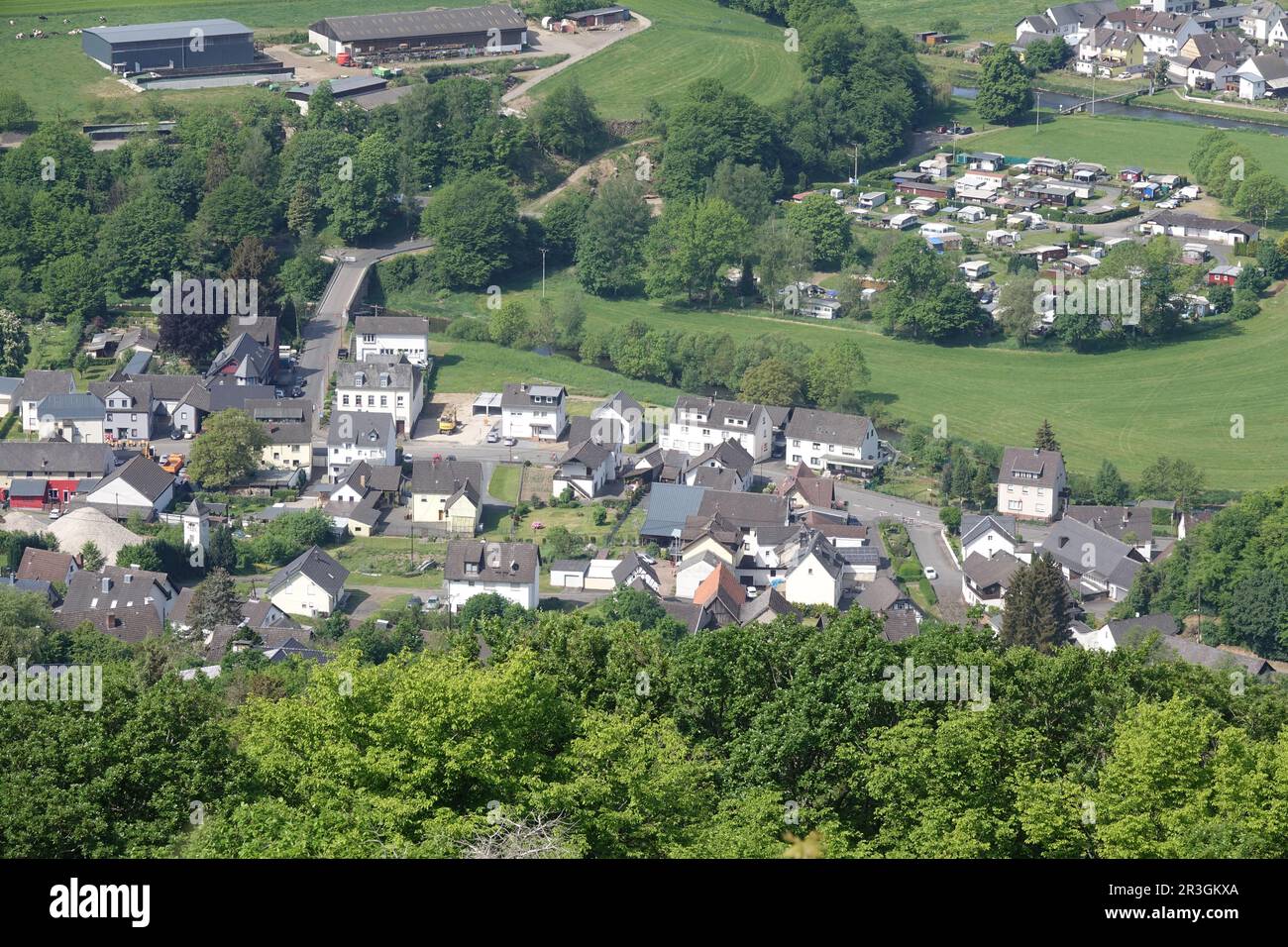 Rossbach in the Wiedtal Stock Photo - Alamy
