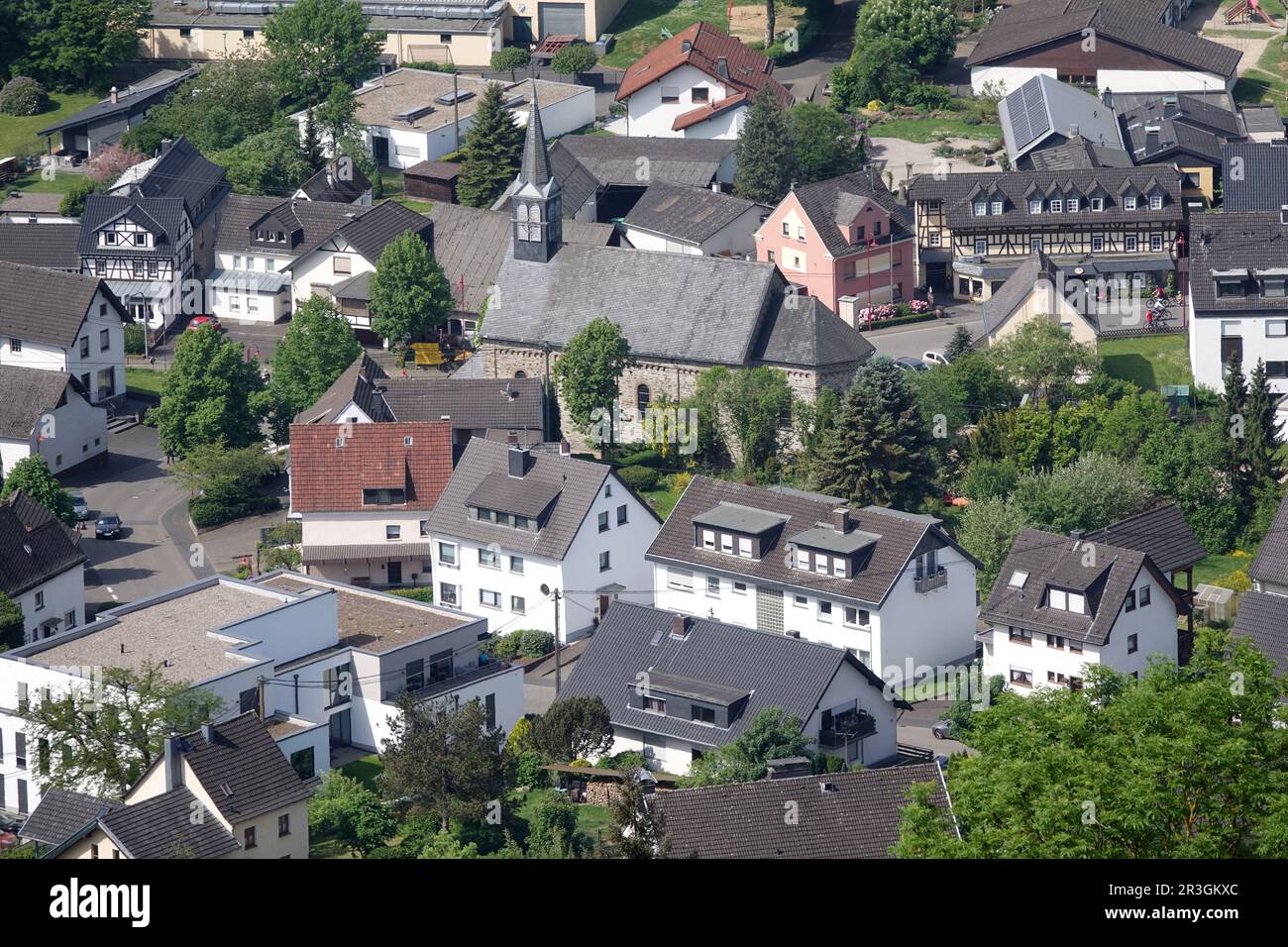 Rossbach in the Wiedtal Stock Photo - Alamy