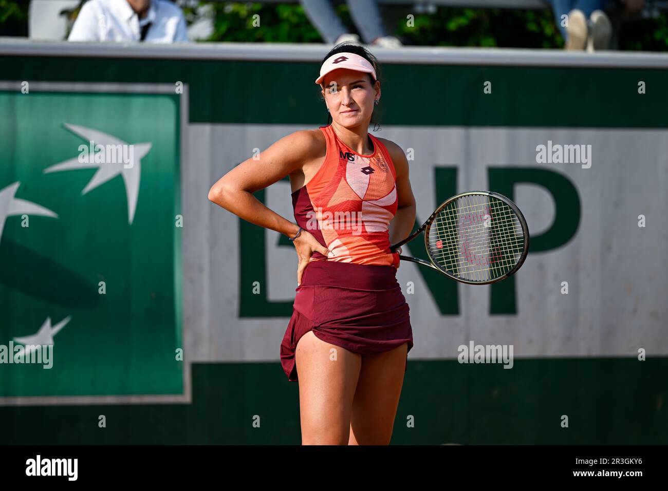 Paris, France. 23rd May, 2023. Darja Semenistaja of Latvia during the ...