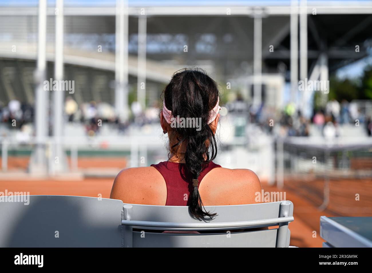 Paris, France. 23rd May, 2023. Illustration of the tenniswoman Darja ...