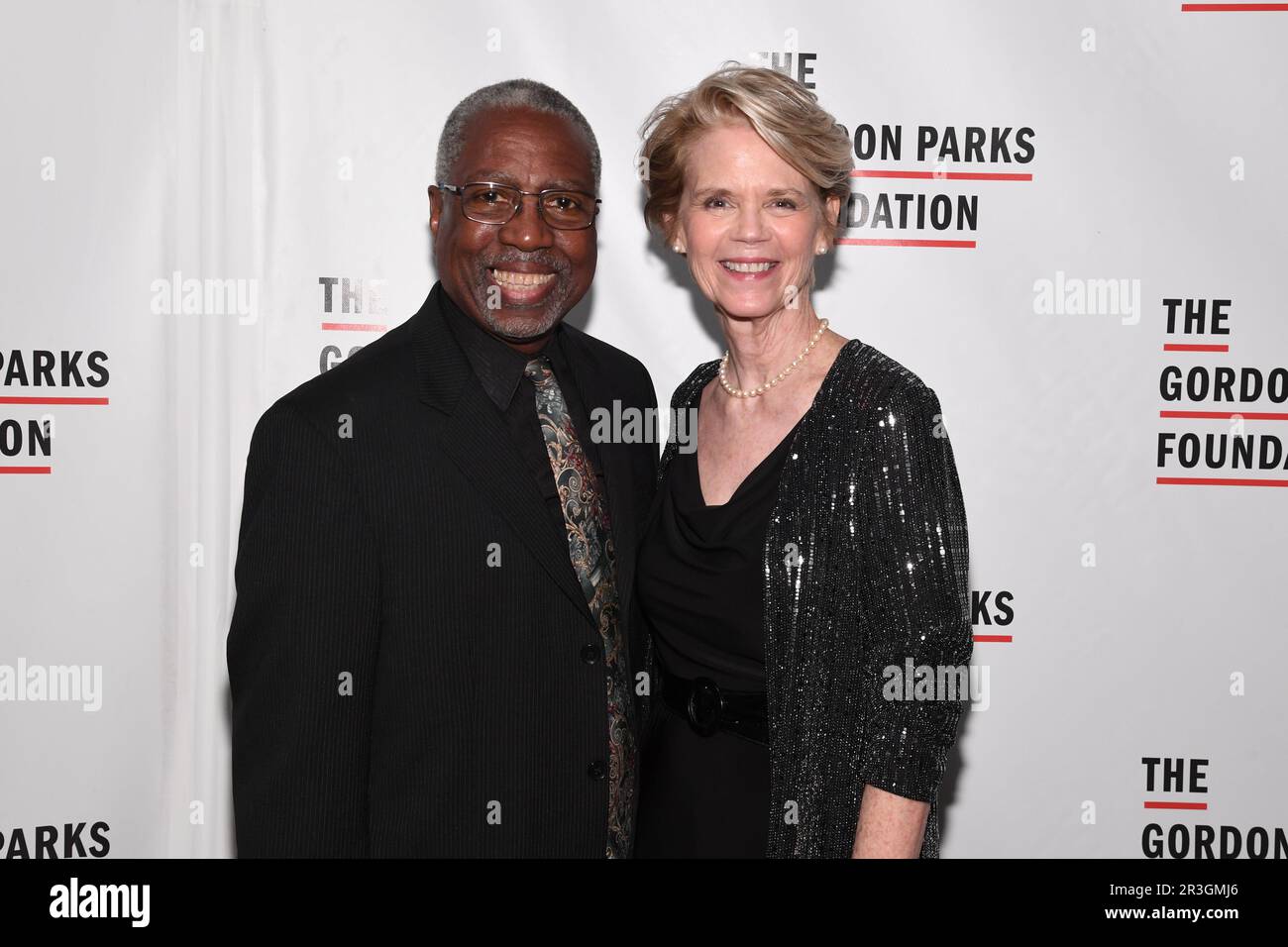 New York, USA. 23rd May, 2023. Mario Sprouse and Mary Miller walking ...