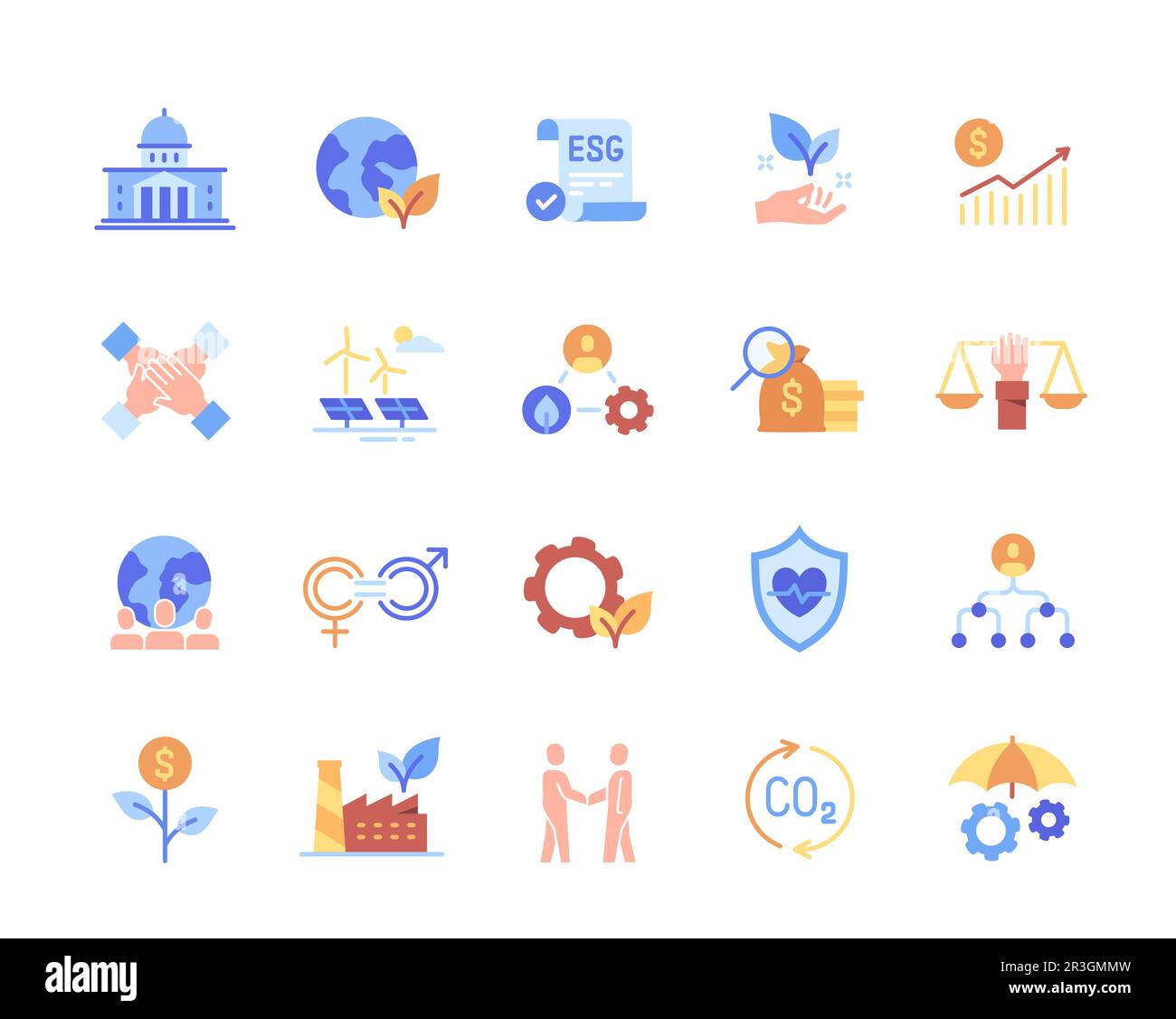 Social responsibility color icon Cut Out Stock Images & Pictures - Alamy