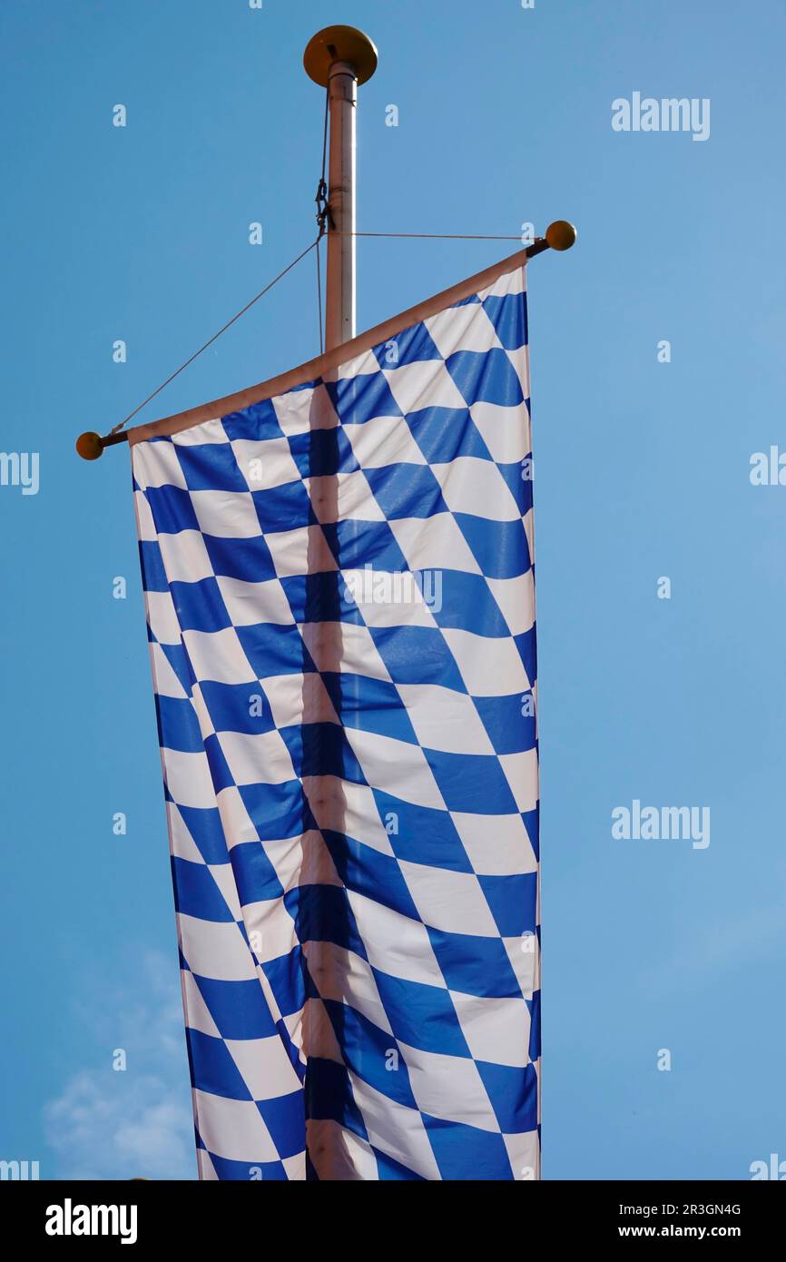 Bavaria, Flag, Germany Stock Photo - Alamy