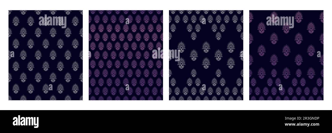 Geometric floral patterns Cut Out Stock Images & Pictures - Alamy