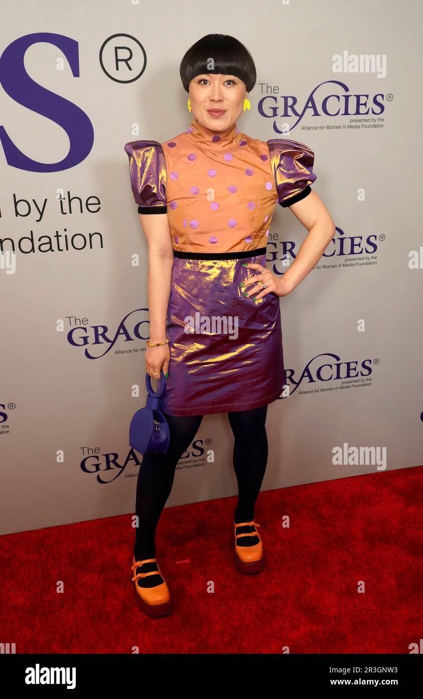 Atsuko Okatsuka poses at the 48th Annual Gracie Awards, Tuesday, May 23 ...