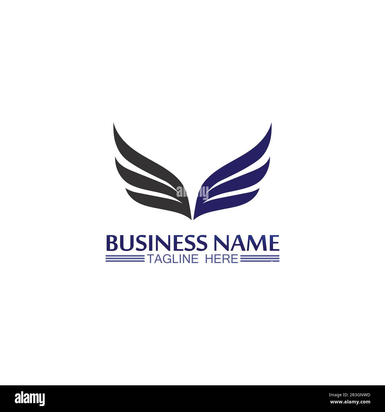 Wing bird falcon love logo Stock Vector Image & Art - Alamy