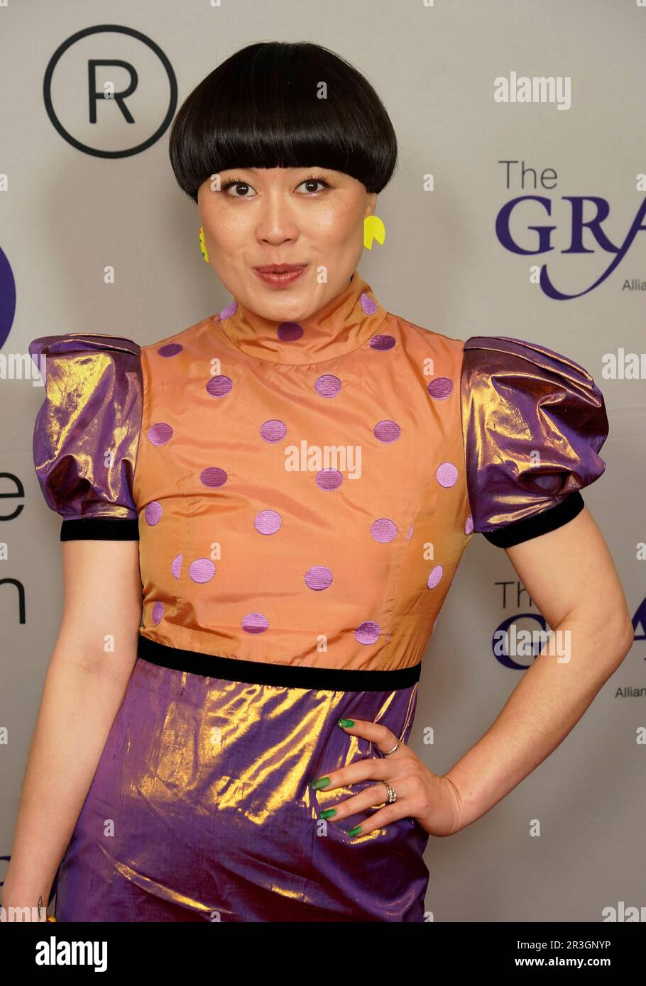 Atsuko Okatsuka poses at the 48th Annual Gracie Awards, Tuesday, May 23 ...