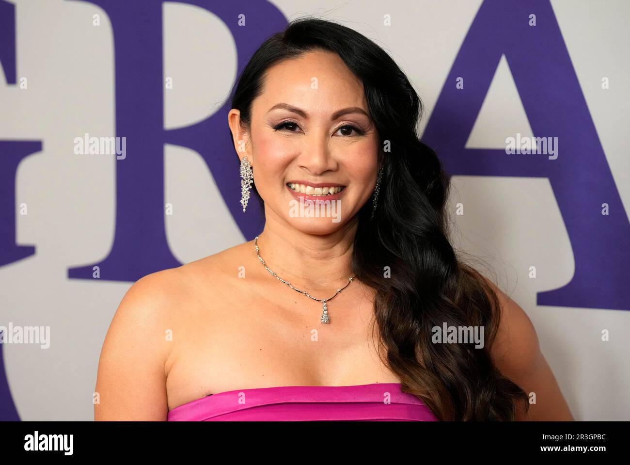 Miranda Kwok poses at the 48th Annual Gracie Awards, Tuesday, May 23 ...