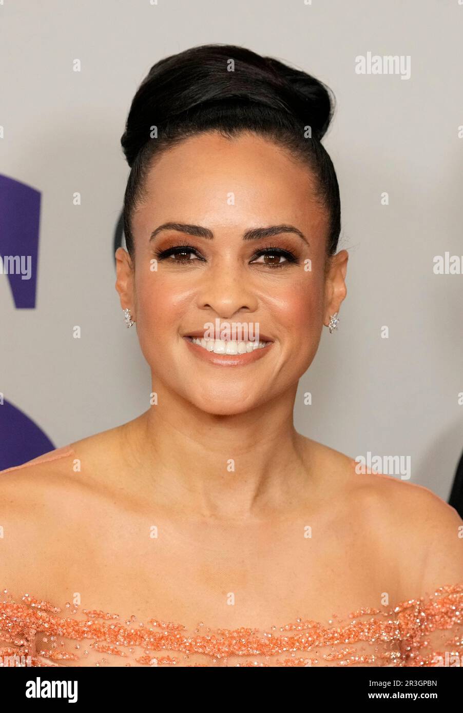 Linsey Davis poses at the 48th Annual Gracie Awards, Tuesday, May 23 ...