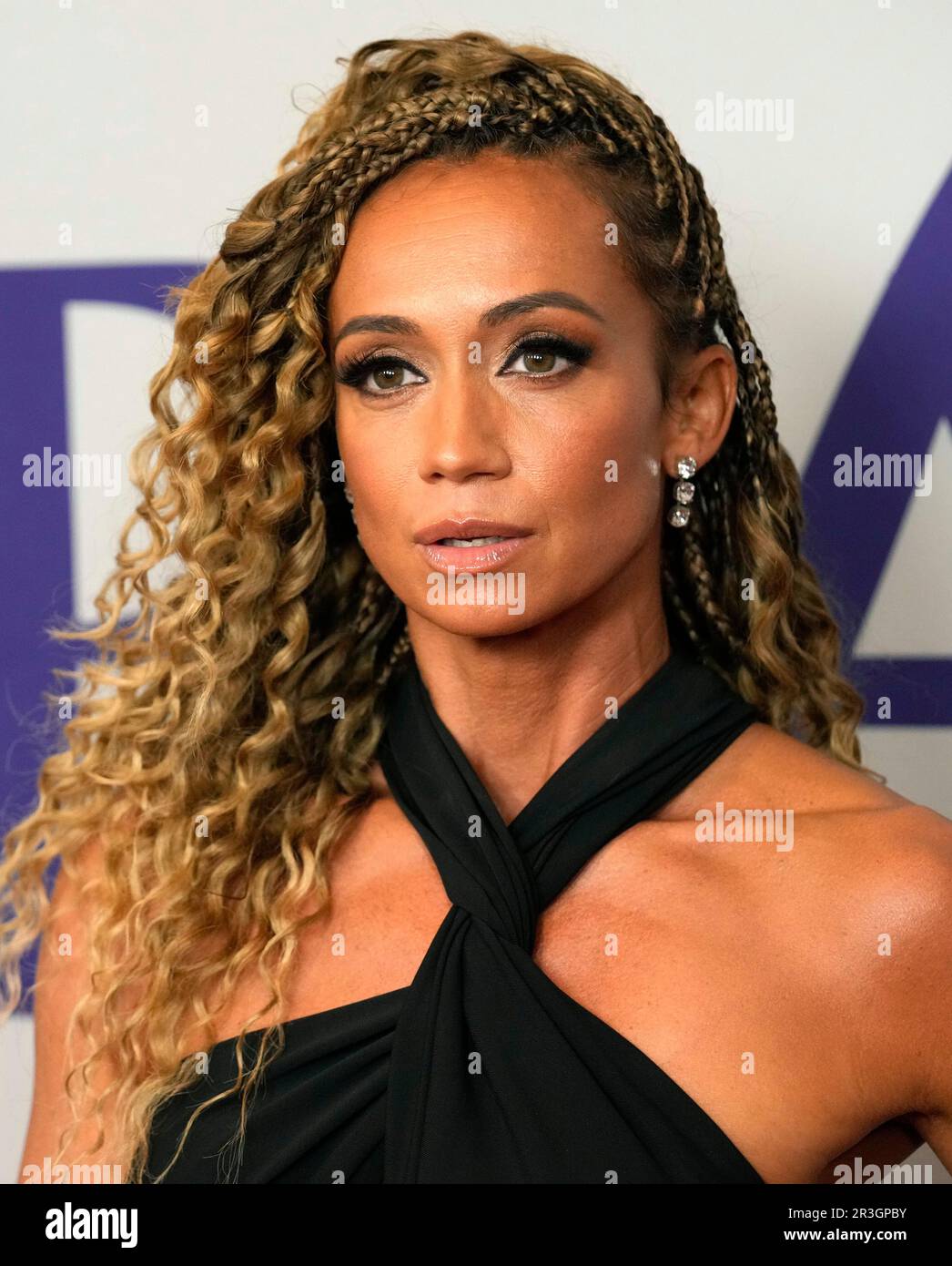 Kate Abdo poses at the 48th Annual Gracie Awards, Tuesday, May 23, 2023 ...