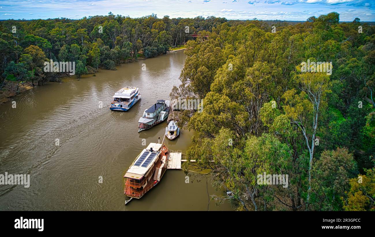 Big black crow attacks a drone over the Murray River at the Port of ...