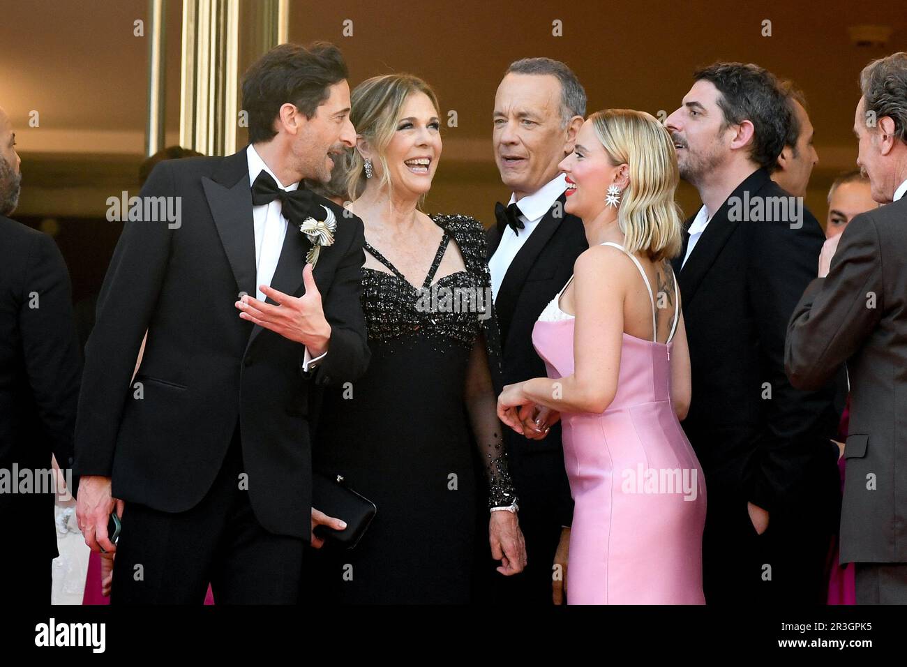 Cannes, France. 23rd May, 2023. Rita Wilson, Tom Hanks, Bryan Cranston ...